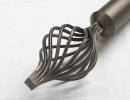 Grande Terrazzo 1 1/2 Inch Wrought Iron Drapery Rod